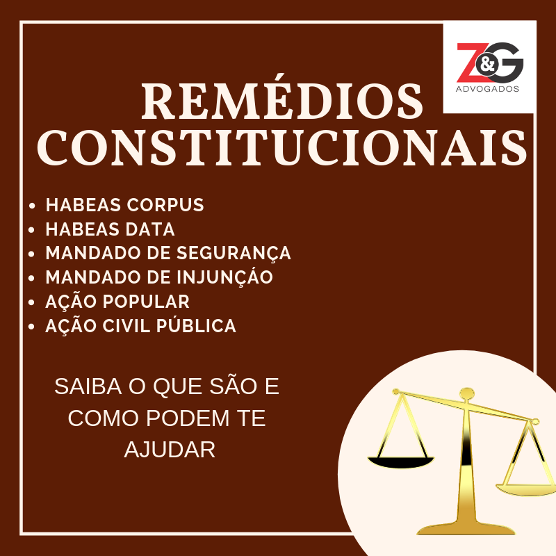 Remédios Constitucionais: Saiba o que são e como podem te ajudar ... Remédios Constitucionais: Saiba o que são e como podem te ajudar ...